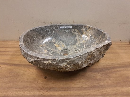 Waskom Marmer - 50x40x15cm - FL22753 | bol