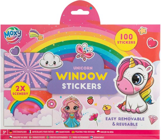 Raamstickers 'Ruimte' 100 Stuks - Raamstickers voor Kinderen ...