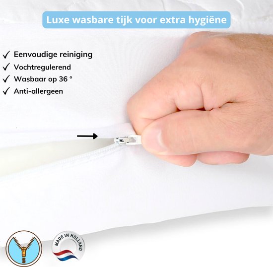 Maan matras® 90x200 cm - Hr koudschuim - 20cm dik - Afritsbaar hoes ...