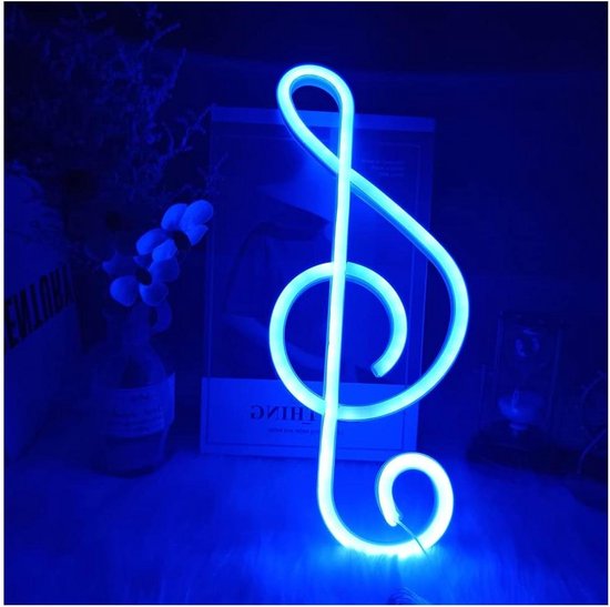 Neon Signs Blue Light Up Signs Decor voor Slaapkamer-Woonkamer Kerst ...