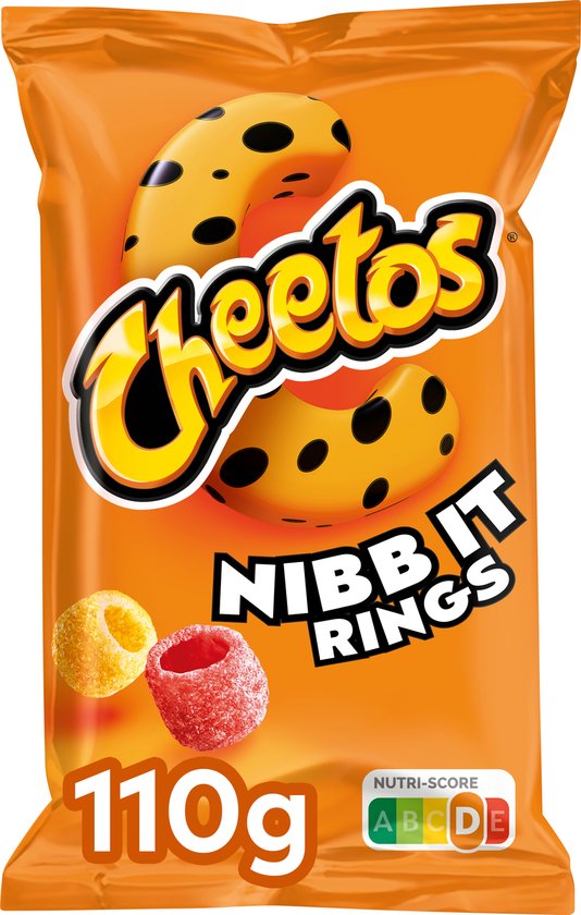 Cheetos Nibbit rings - naturel chips - 9 x 110 gr | bol