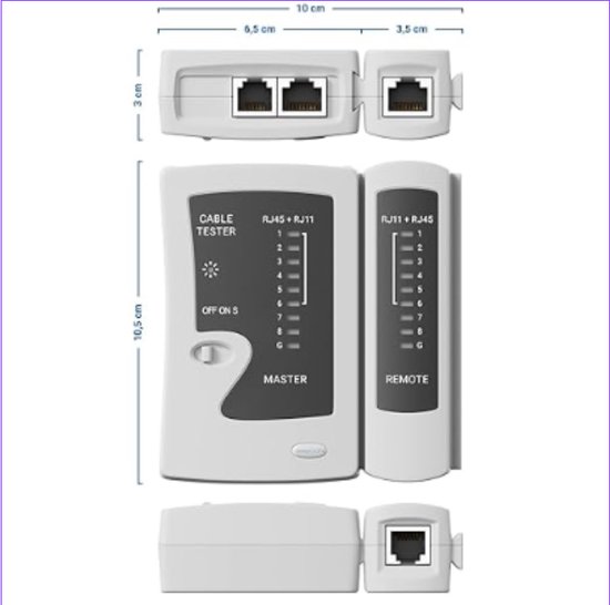 Kabeltester - Kabelzoeker - Met toongenerator - Circuittester | bol