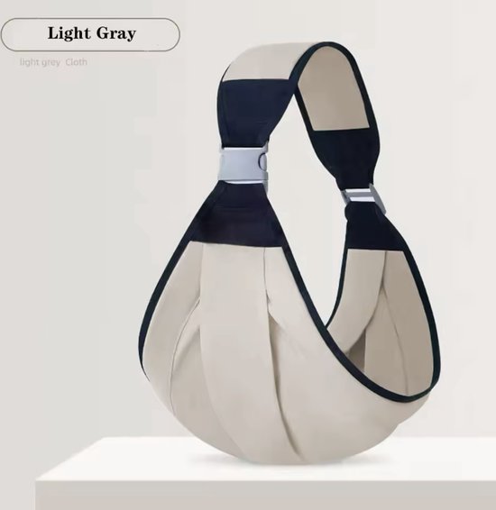 Draagdoek - Draagzak - Greige - Wrap - Multifunctioneel - Ergonomisch ...