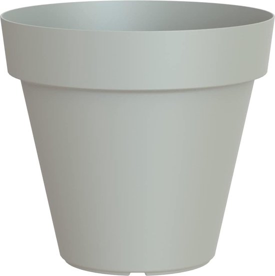 Ronde plastic pot 60cm - Licht Grijs - Capri model | bol