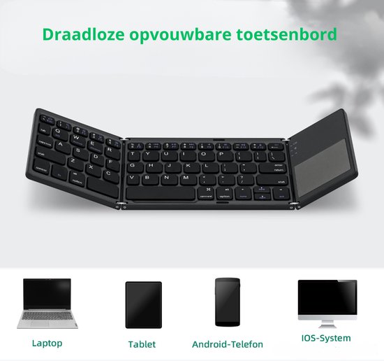 Opvouwbaar toetsenbord - Mini toetsenbord - Opvouwbaar toetsenbord ...