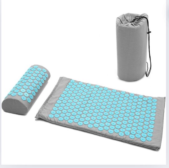 Spijkermat Set met Spijkerkussen - Acupressuur Mat - Spijkerbed ...