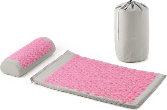 Spijkermat Set met Spijkerkussen - Acupressuur Mat - Spijkerbed ...