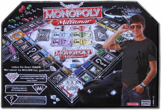 Hasbro Monopoly Millionär - Klassiek gezelschapsspel - Duitstalige ...