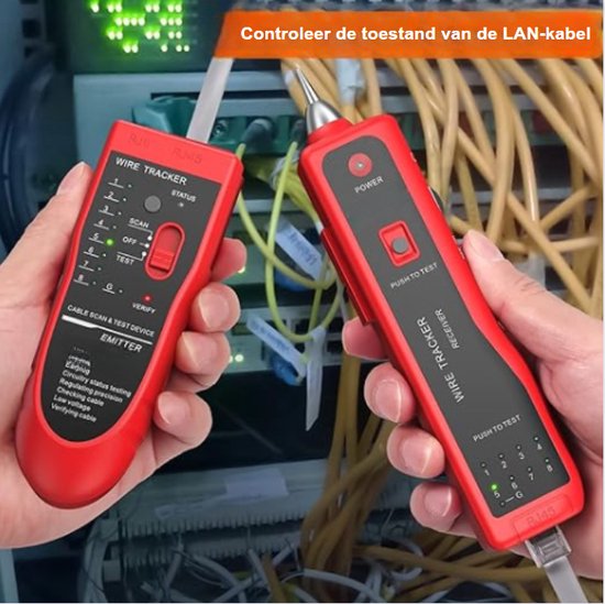 Kabeltester - Kabelzoeker - Met toongenerator - Circuittester | bol
