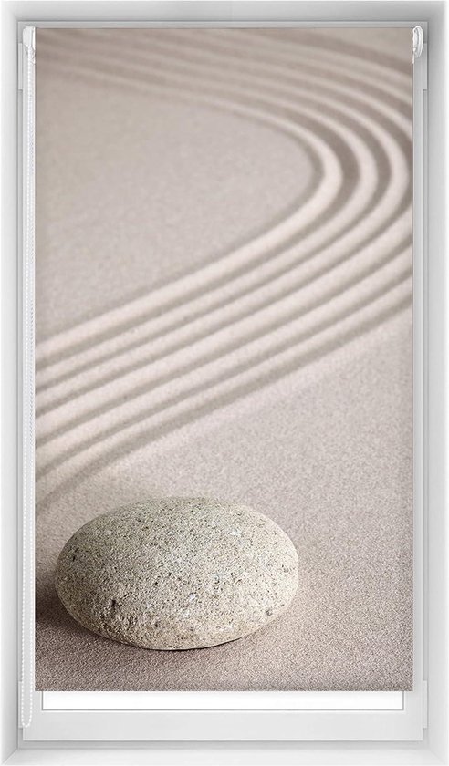 Verduisteringsrolgordijn 85 x 150 cm - Digitale bedrukking - Zonder boren -... | bol