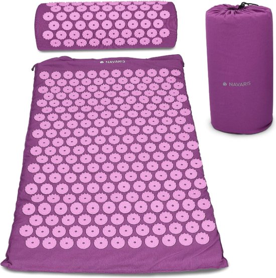 Spijkermat Set met Spijkerkussen - Acupressuur Mat - Spijkerbed ...