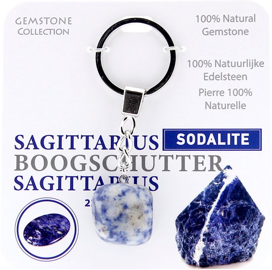 like shopping Sleutelhanger - Sterrenbeeld Boogschutter - Sodalite ...