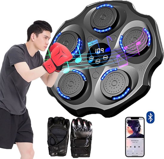 Boxing Machine - Boksbal - Bokszak - Zwart | bol