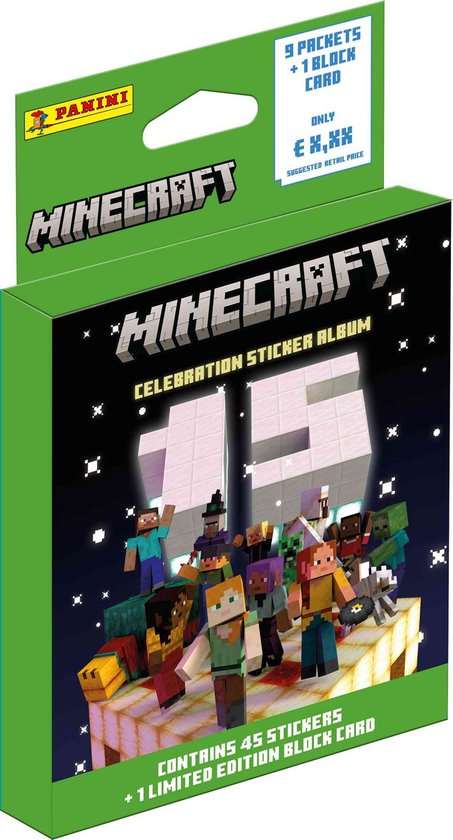 Minecraft 3 - Sticker Ecoblister - Minecraft Stickers | Games | bol