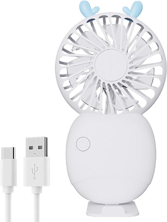 Handventilator - Oplaadbare USB-ventilator draagbare mini ...