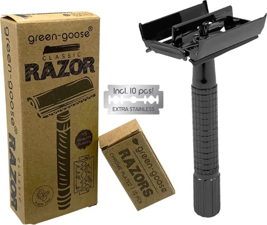 Tahoz Double Edge Safety Razor Traditional - Uitklapbaar. | bol
