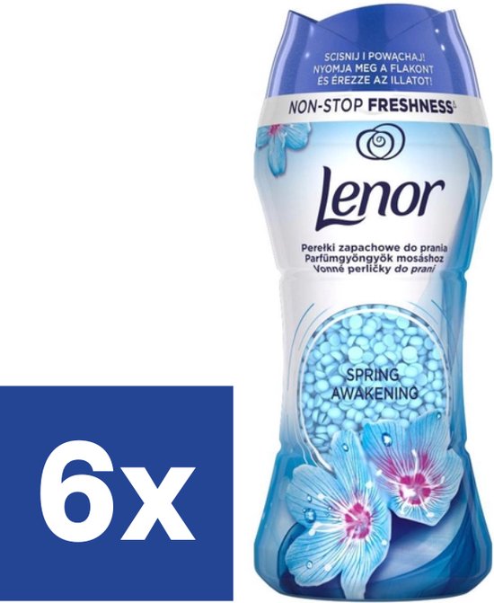 Lenor Unstoppables Geurbooster Spring Awakening - 6 x 210 g | bol
