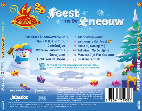 Club van Sinterklaas - Feest in de Sneeuw CD (2024), Divers | Muziek | bol