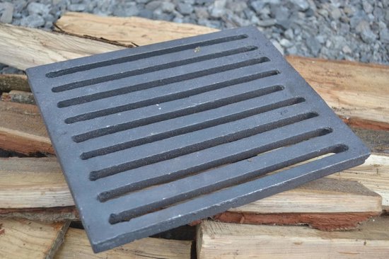 Gietijzeren Kachelrooster 28 x 23 cm - Geschikt voor Open Haard en ...