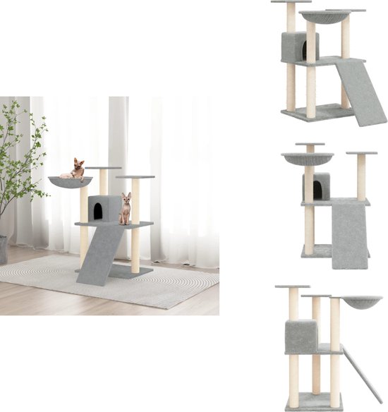 vidaXL Krabpaal - Krabpalen - Kattenpaal - - Kattenmeubel met sisal ...