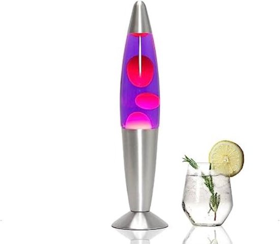 Lavalamp voor Kinderen - Rood & Paars - Lavalamp - Lava Lamp ...