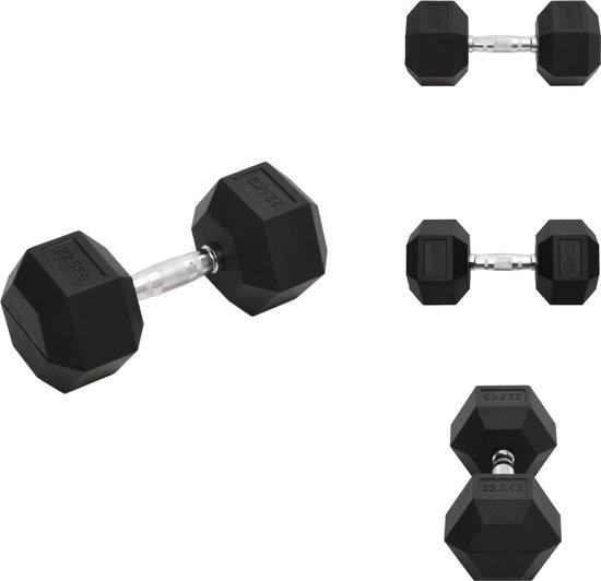 vidaXL Halter - Halters - Halterset - Gewicht - Halters 22-5 kg ...