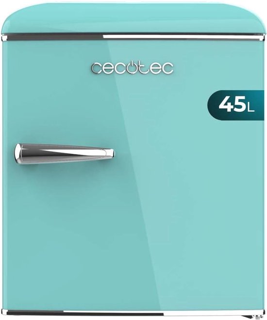 Mini-koelkast met ICEBOX - Vintage stijl, 45L, Groen | bol