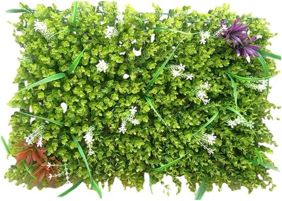 Groen Kunstmatig Gras Vierkant Plastic Gazon Plant Thuis Wanddecoratie ...