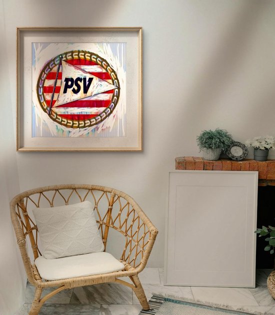 p.s.v. poster | psv voetbalclub posters | 50 x 50 cm | papier | pop art ...