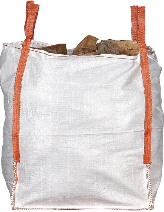 5x | Big Bag 90x90x110cm | 1500KG | Bouwpuin, hout en meer | bol