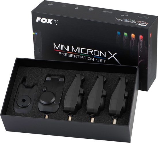 Fox International Mini Micron X 4 Rods Zwart | bol