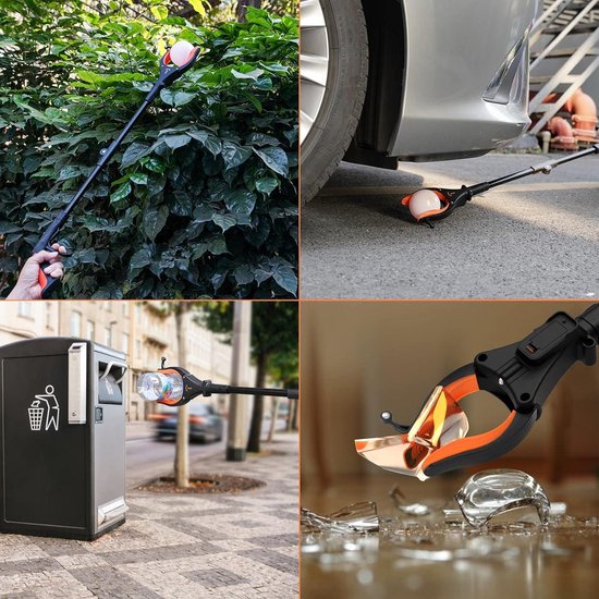 Grijparm Opvouwbare grijper met licht grijptang voor senioren 90 ...