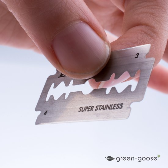 green-goose® Klassiek Scheerset | Met 10 Scheermesjes | Zwart ...