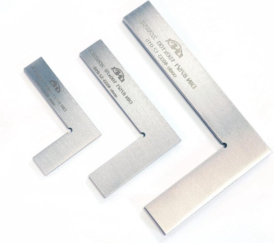 Set van 3 stuks Winkelhaak - Perfect voor Timmerwerk | bol