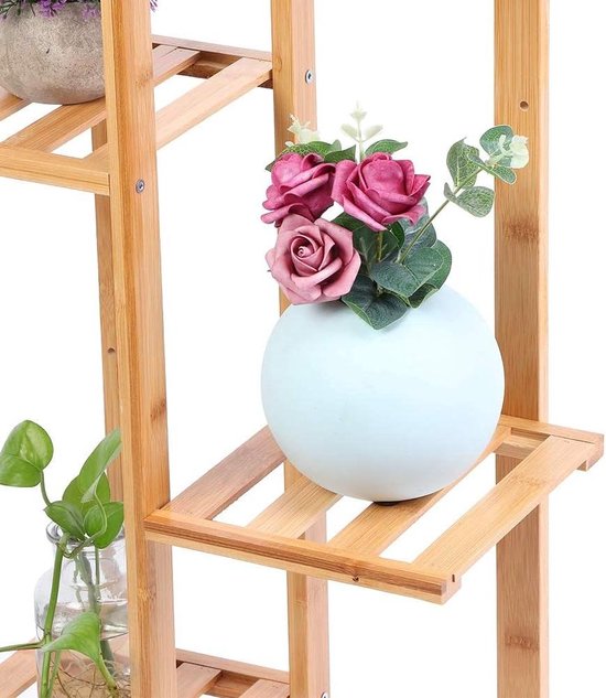 Plant standaard Meerlaagse bloempot pot standaard rek van grenenhout ...