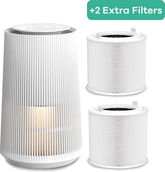 MiRi EasyBreath + 2 Extra Filters – Luchtreiniger – 250 m³/h – HEPA 13 ...