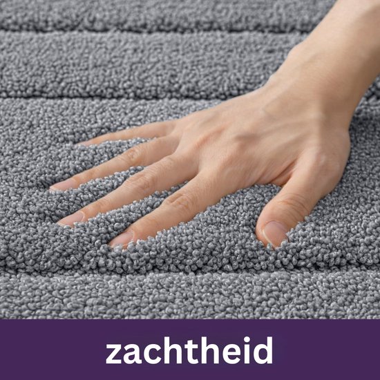 Badmat Anti Slip - Douchemat - Badmatten - Grijs | bol