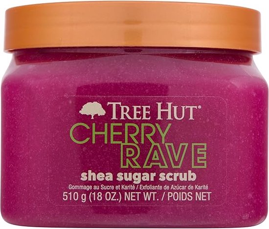 Tree Hut - Cherry Rave Shea Sugar Scrub - 510g | bol