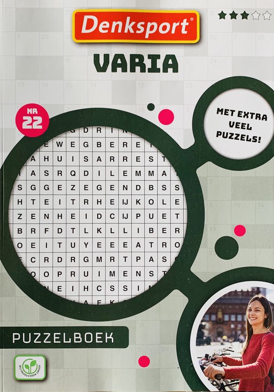 Denksport Varia 3 sterren puzzelboek - 192 pagina's vol puzzels ...