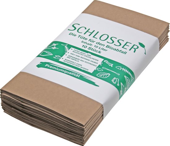 Schlosser | 3 x 10 compostzakken | 10 liter | bio afval zakken ...