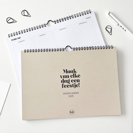 Liefz | Weekplanner 2025 | Weekkalender A4 | bol