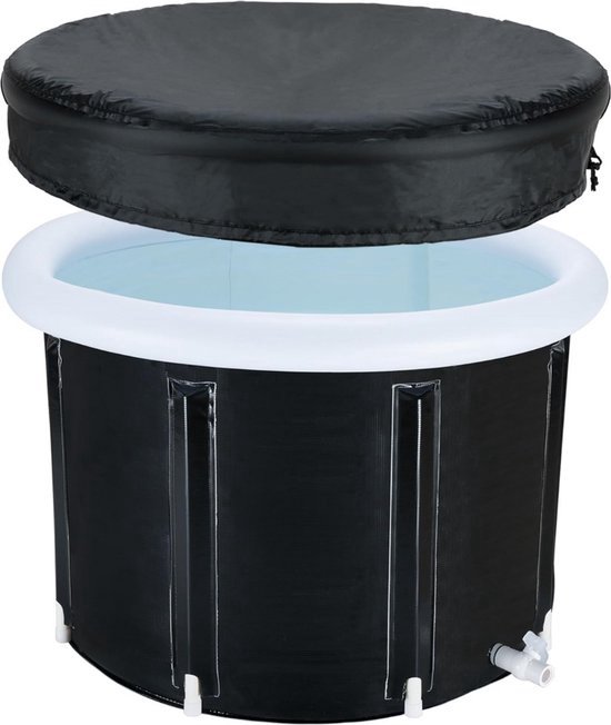Ijsbad - Zitbad - Ice Bath - 200 Liter - Dompelbad - Zwart - Met ...