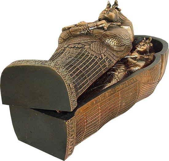 PIA Soft Toys Sarcofaag Toetanchamon met mummie - 32 cm | bol
