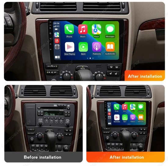 geschikt voor Volvo V70 XC70 S60 S80 | 2004 - 2010 | Carplay & Android ...