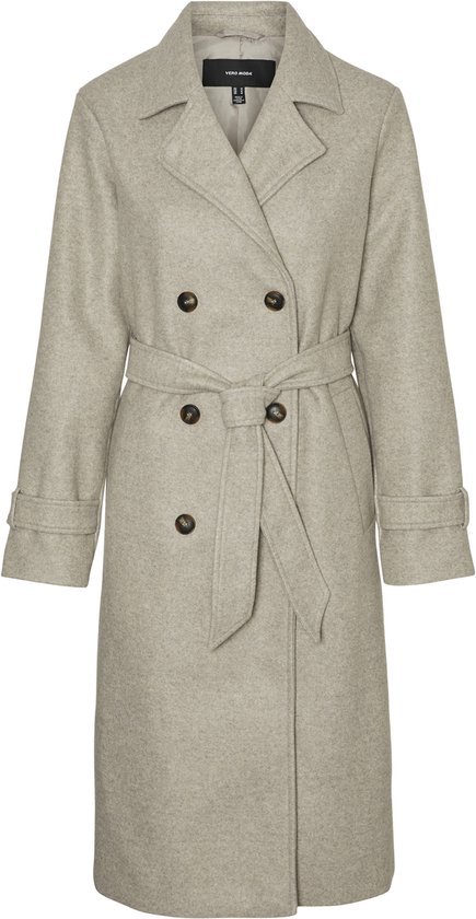 VERO MODA VMFORTUNEVEGA LONG TRENCHCOAT GA NOOS Dames Jas - Maat XXL | bol