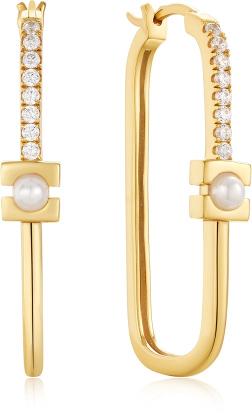 Ania Haie AH E054-06G Modern Muse Dames Oorbellen - Oorringen - Sieraad - Zilver -... | bol