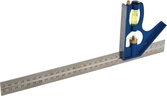Silverline Combinatie blokhaak-winkelhaak - 300 mm - ingebouwde ...