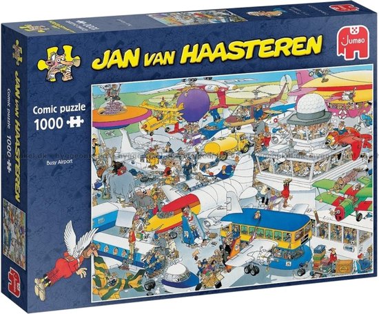 Jan van Haasteren - Drukke luchthaven - Busy Airport - 1000 stukjes | bol