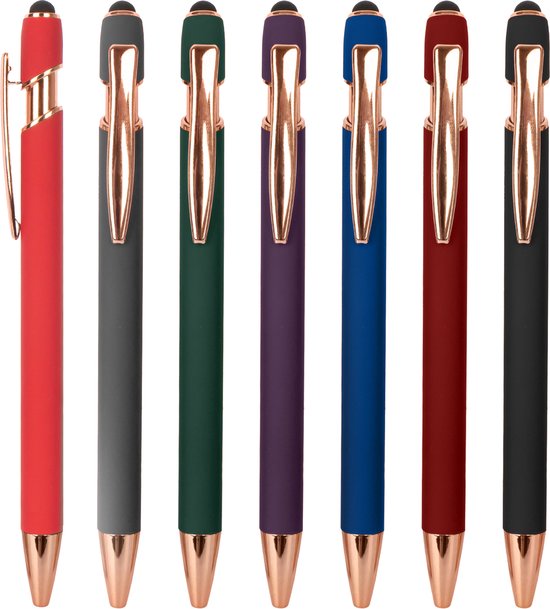 Pennen, 2 in 1 stylus pen en balpen – Touchscreen pen geschikt voor ...