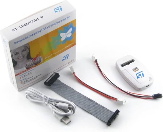 Waveshare ST-LINK / V2 CN voor STM32 en STM8 MCUs - USB JTAG SWD In-Circuit Programmer... | bol